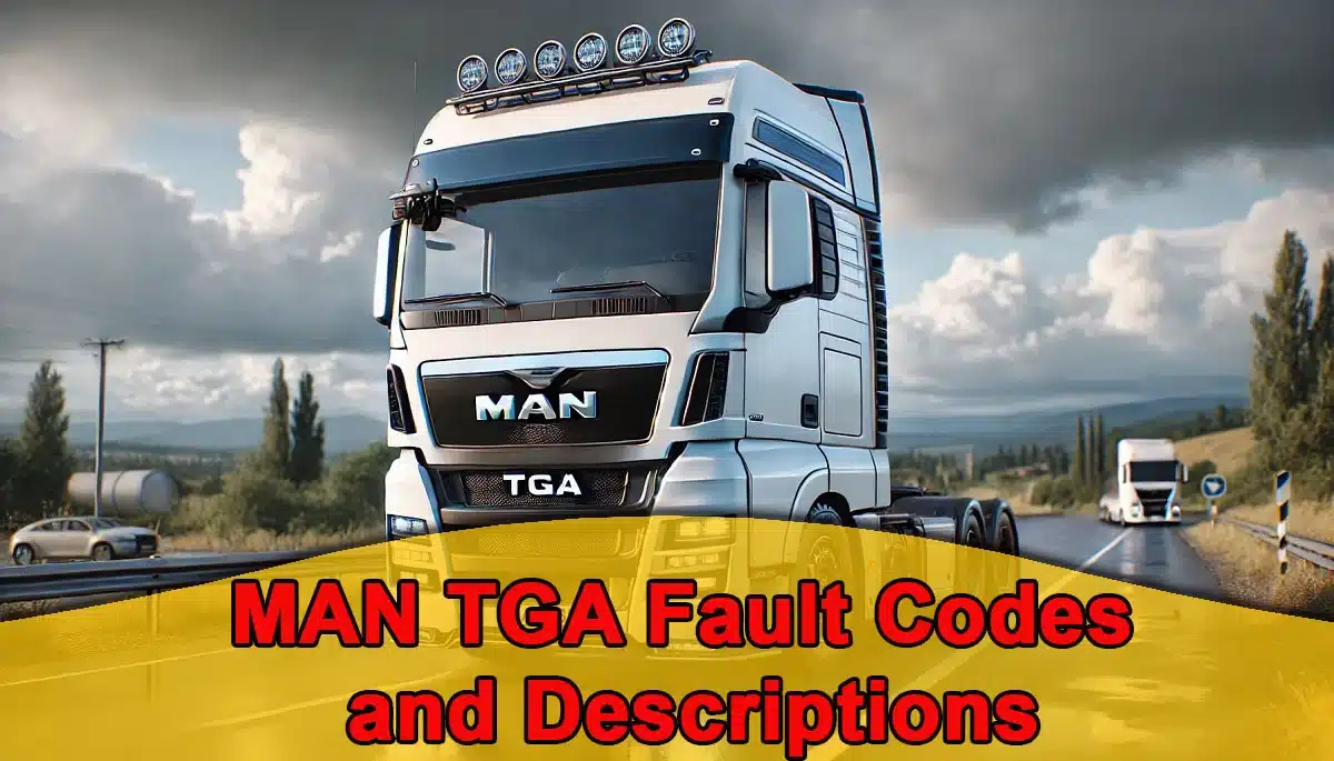 MAN TGA Fault Codes and Descriptions